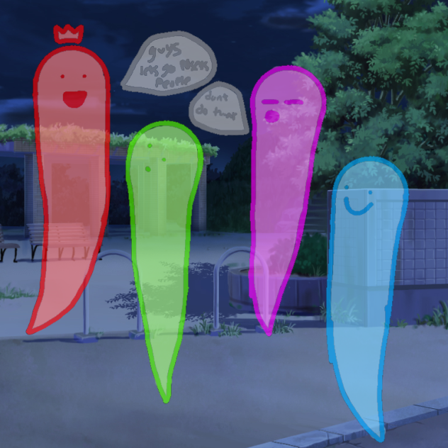 Four Amigos- Ghost Edition! - ibisPaint