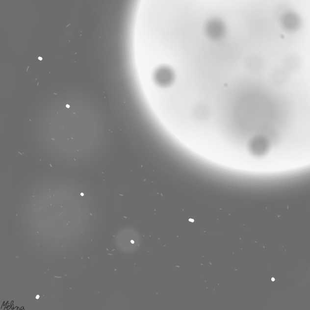 La lune - ibisPaint