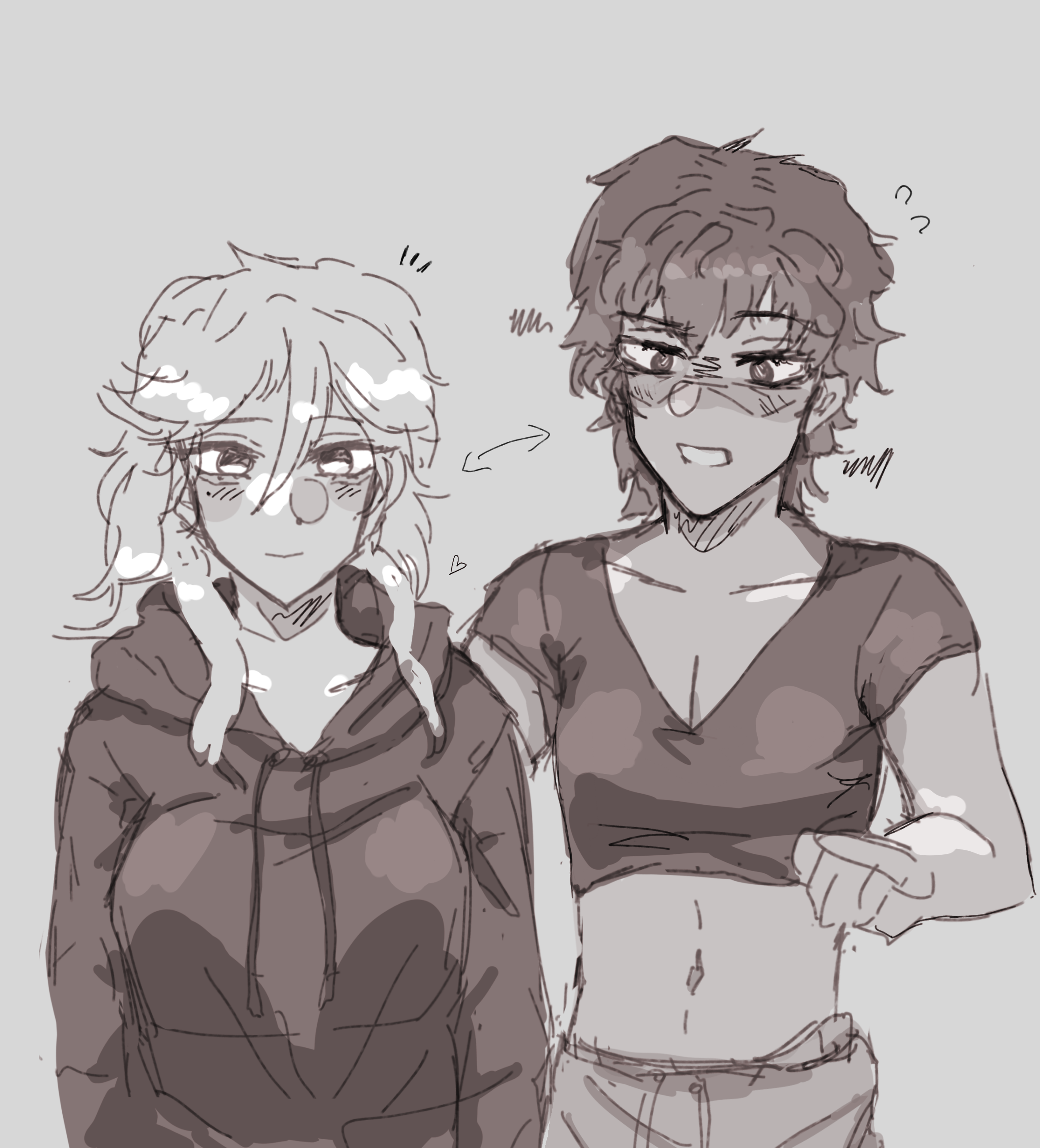 swapping clothes - ibisPaint