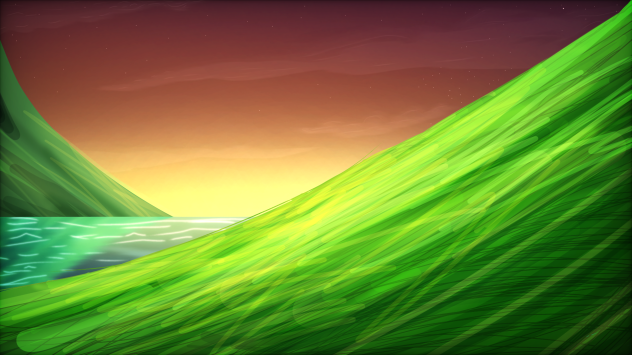 The river land scape - ibisPaint