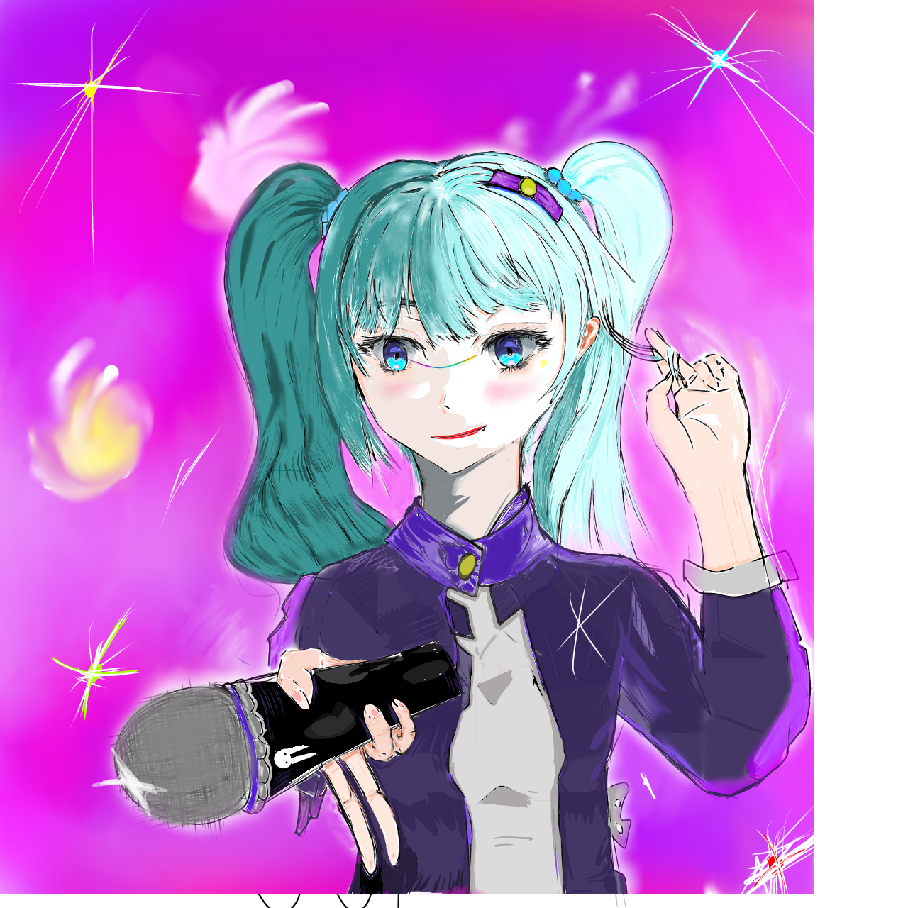Give me your mic - ibisPaint