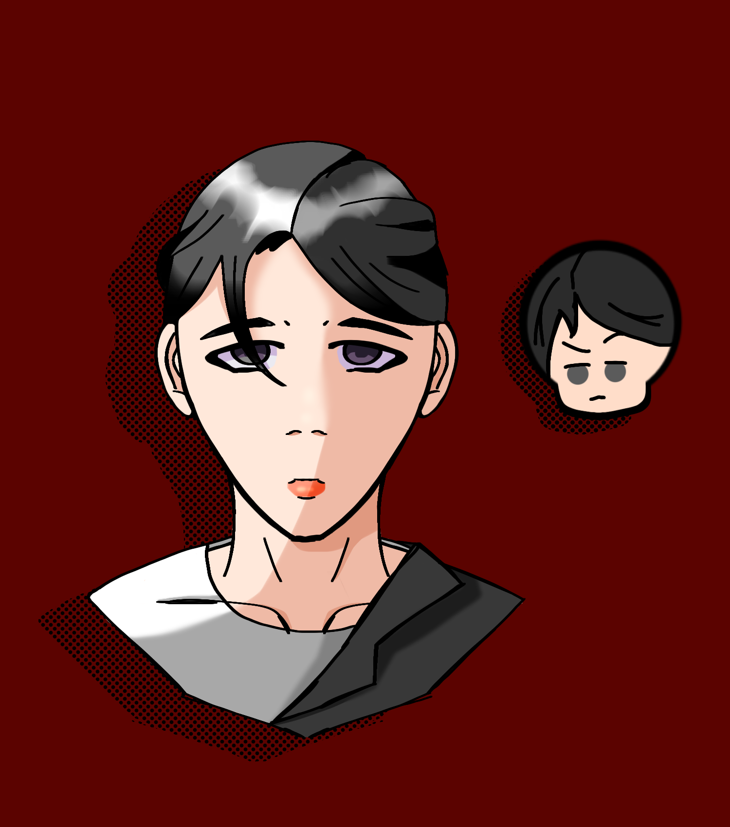 Bro looks a bit emo - ibisPaint