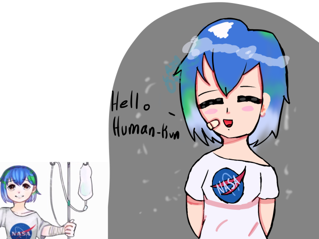 Earth Chan speedpaint - ibisPaint