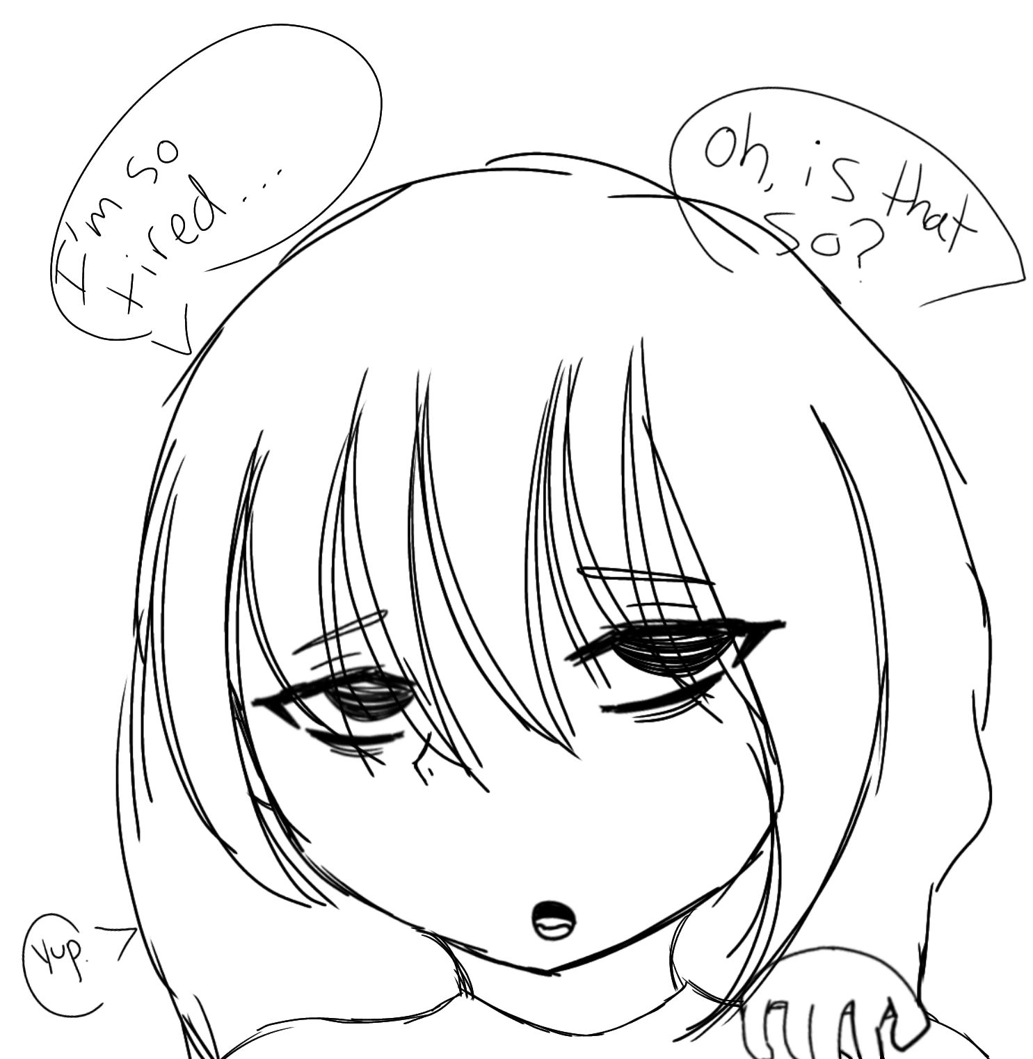 So tired... - ibisPaint