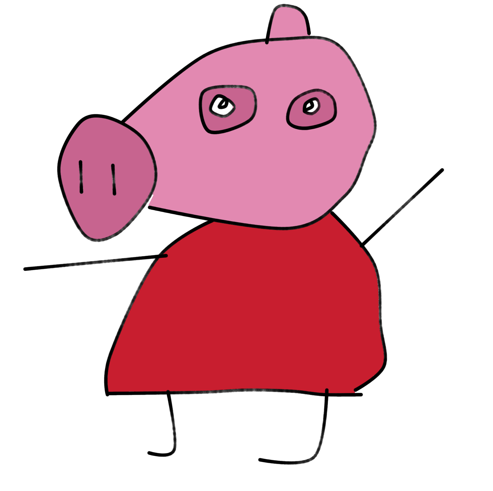 peppa pig after the drugs - ibisPaint