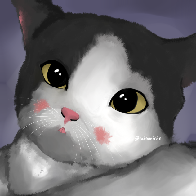 A cat - ibisPaint