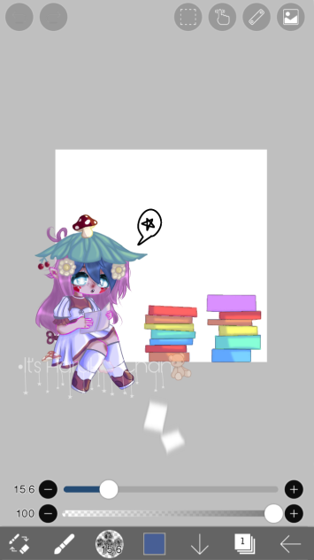 haruko que haces fuera del lienzo - ibisPaint