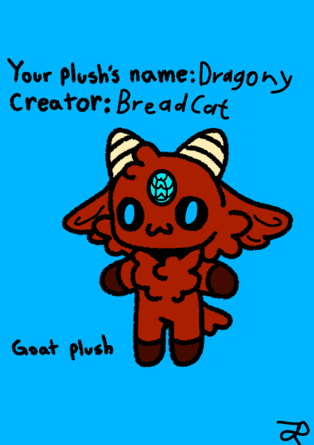 Dragony Goat plush - ibisPaint