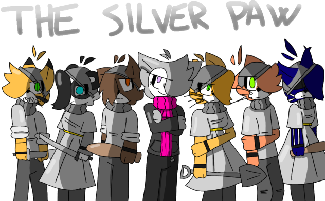 the silver paw - ibisPaint
