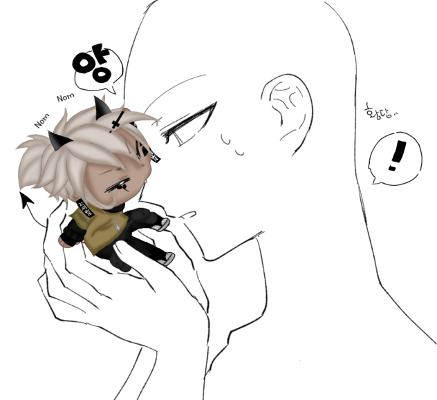 Mini demon Collab 🥺😈 - ibisPaint