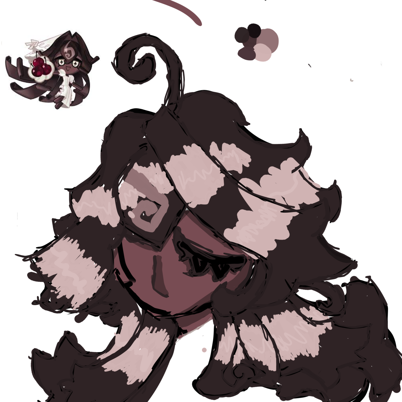 Black Forest cookie - ibisPaint