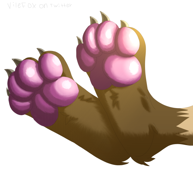 Fluffy toe beans - ibisPaint