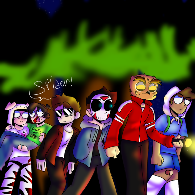 Vanoss with his friends._Restored - ibisPaint