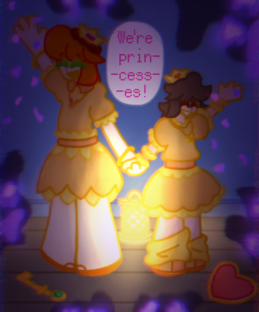 Elizabeth and Charlie as Princess Quest - ibisPaint