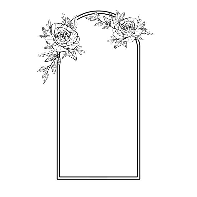 Rose Frame - ibisPaint