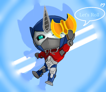 chibi Optimus prime (Transformers) - ibisPaint