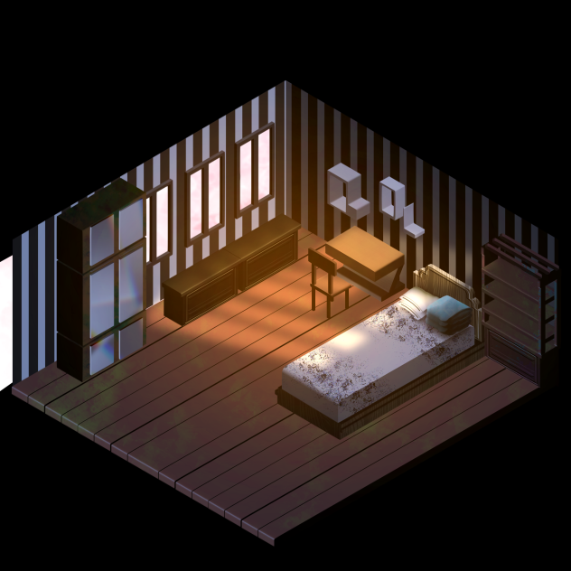 Isometric Room - ibisPaint