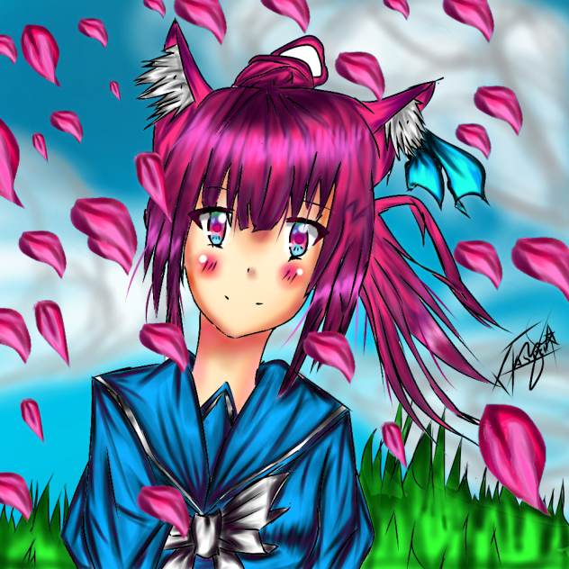 Beautiful as Cherry Blossom of Spring - ibisPaint