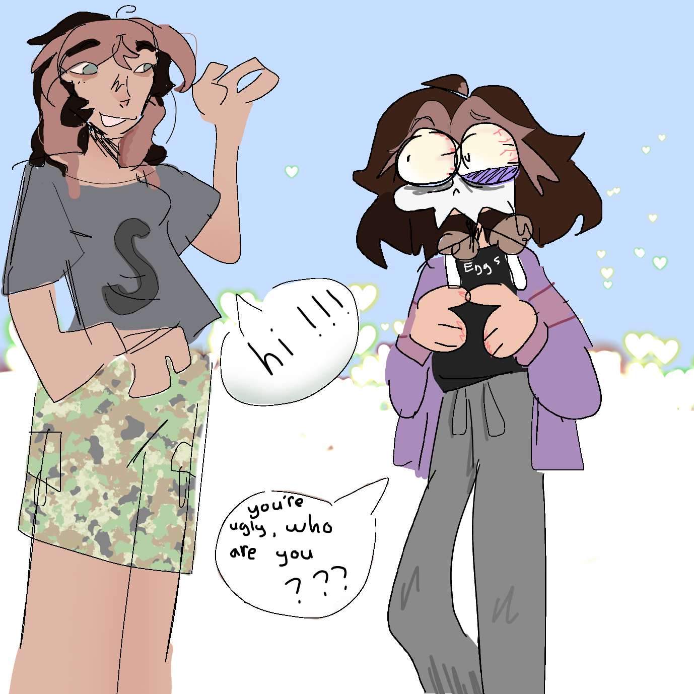 Me and sona meeting for the 100th time 🤪 - ibisPaint