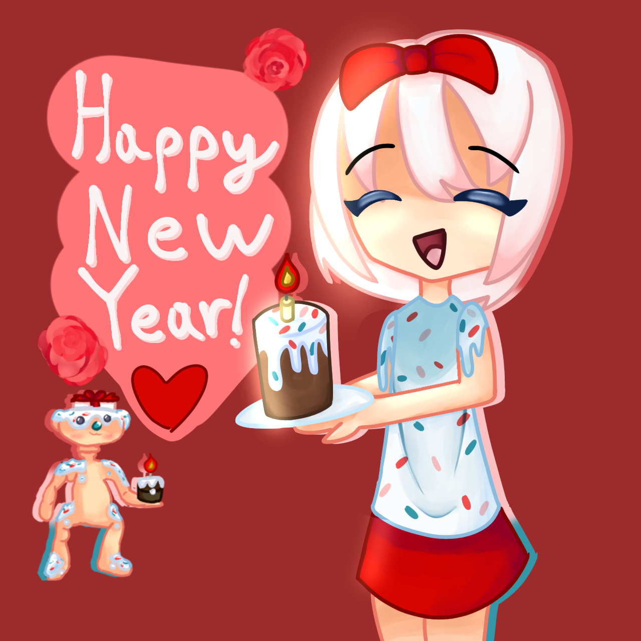 Celebration Bear as a Human - ibisPaint