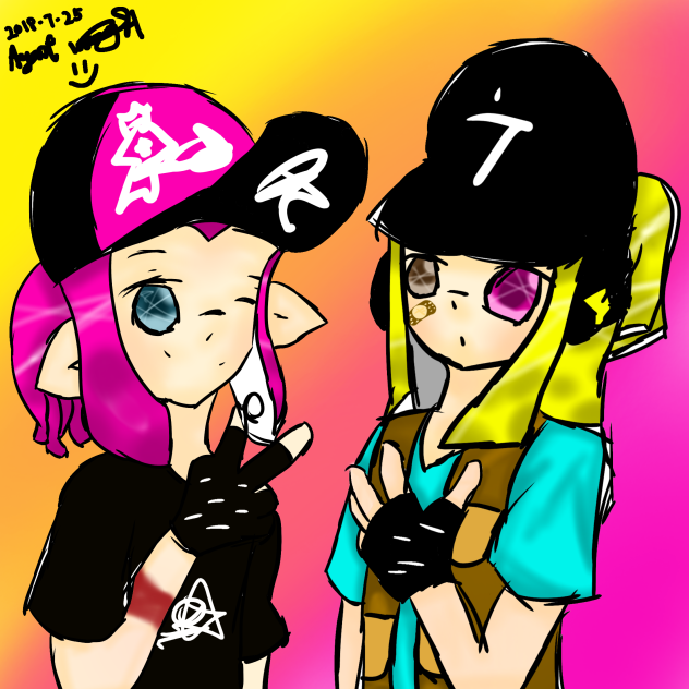 Woomy and Pearly - ibisPaint