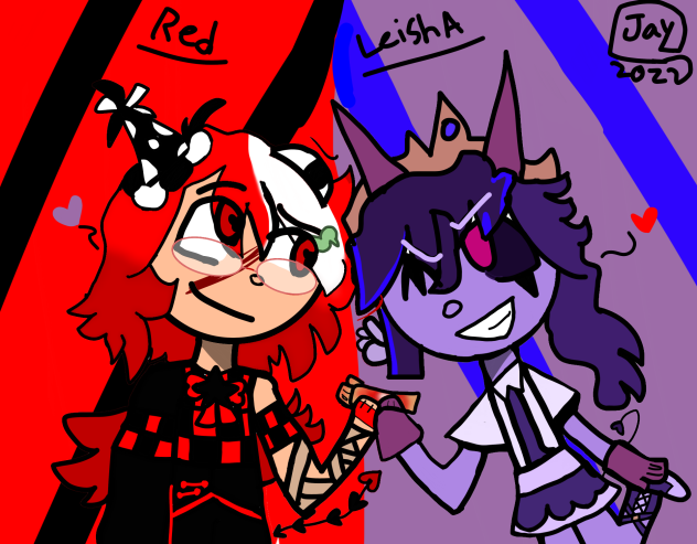 Red and Leisha! - ibisPaint