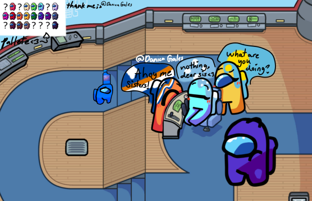 among us collab! - ibisPaint