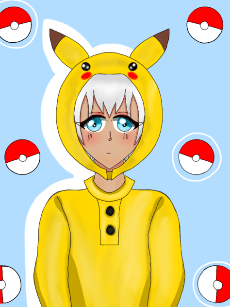 Pikachu Cosplay - ibisPaint