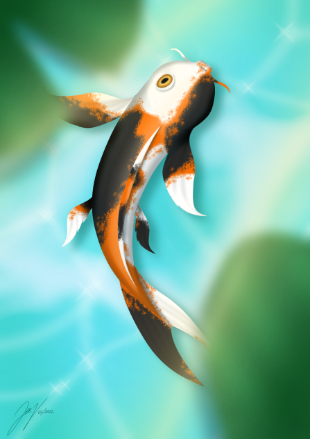 koi fish - ibisPaint