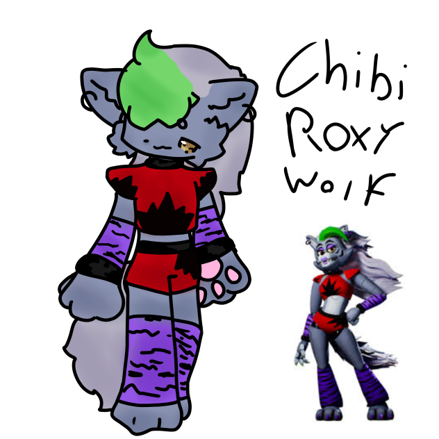 Chibi Roxy Wolf - ibisPaint