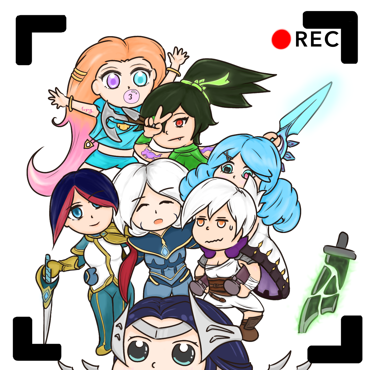 My fav champions in LoL - ibisPaint