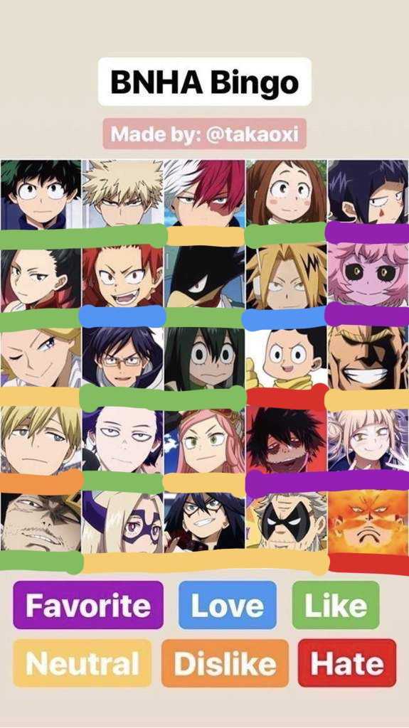 MHA BINGO - ibisPaint