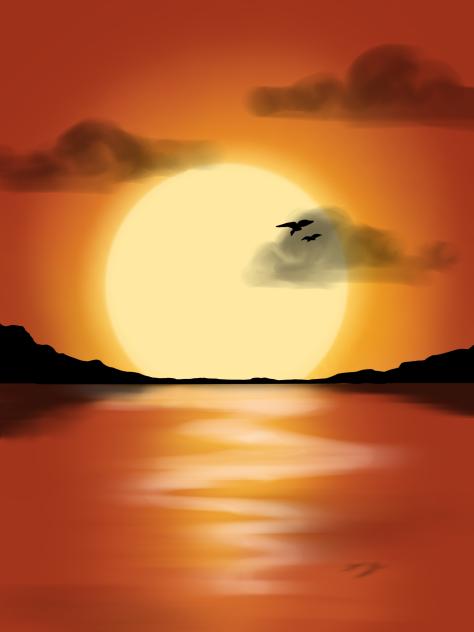 Sunset - ibisPaint