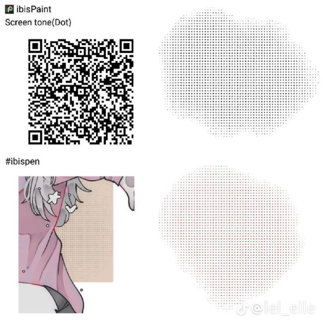 Dots brush (not mine) - ibisPaint