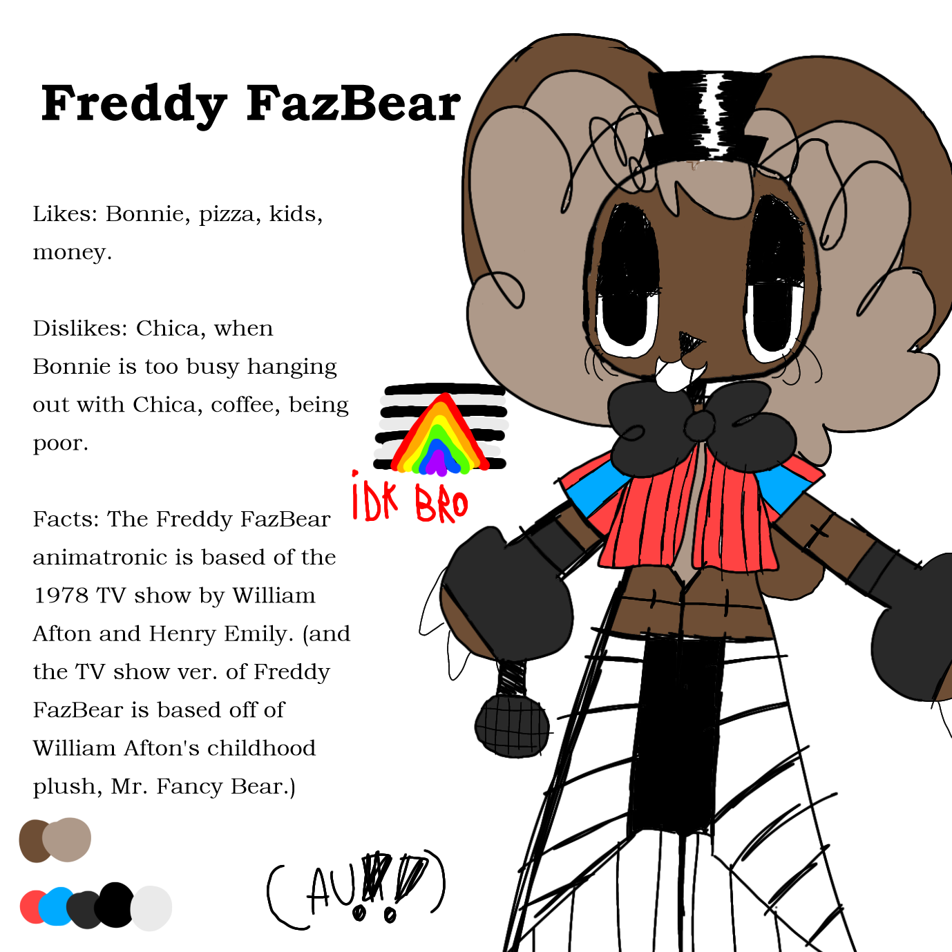 FREDDY FAZBAER REF SHEET!! - ibisPaint