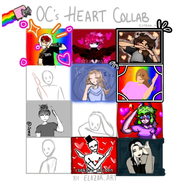 Heart collab - ibisPaint