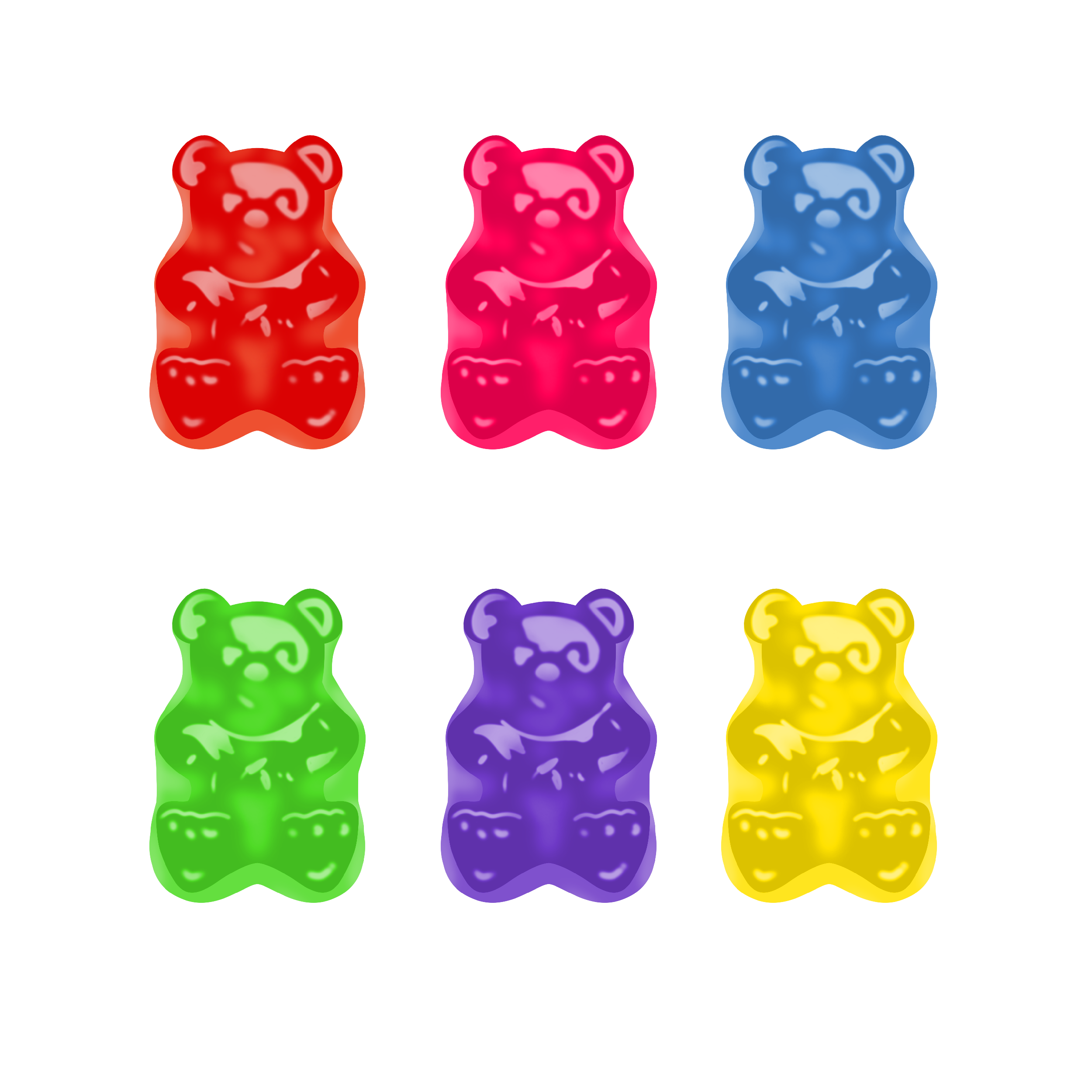 Jelly Bears - ibisPaint