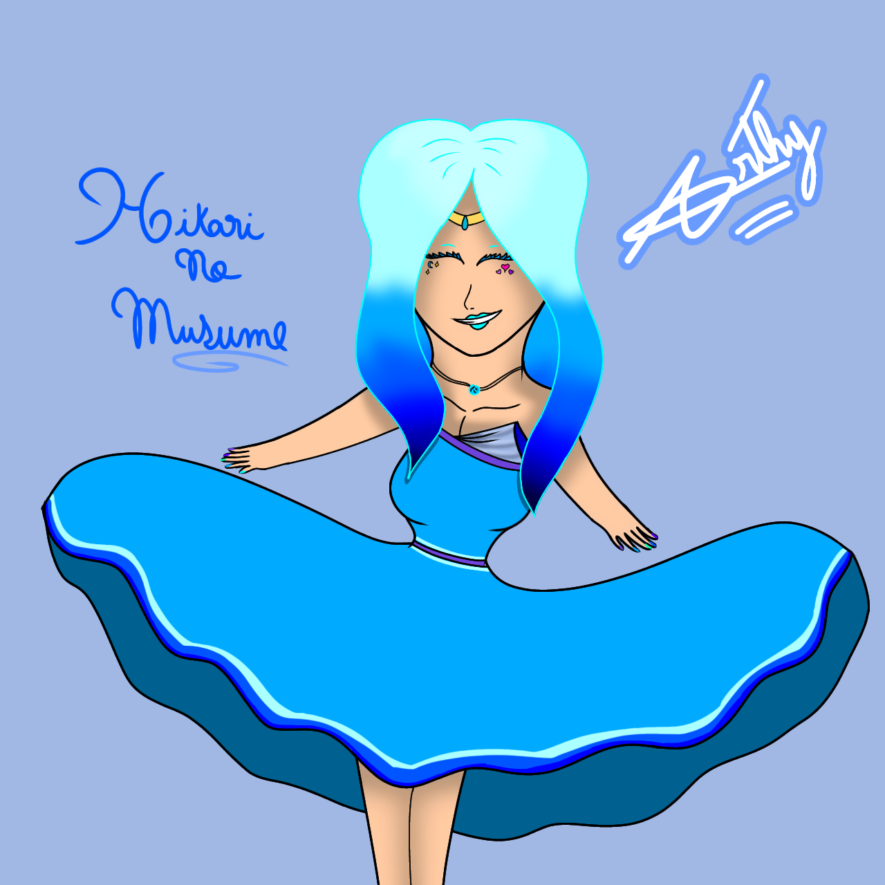 Hikari no blue - ibisPaint