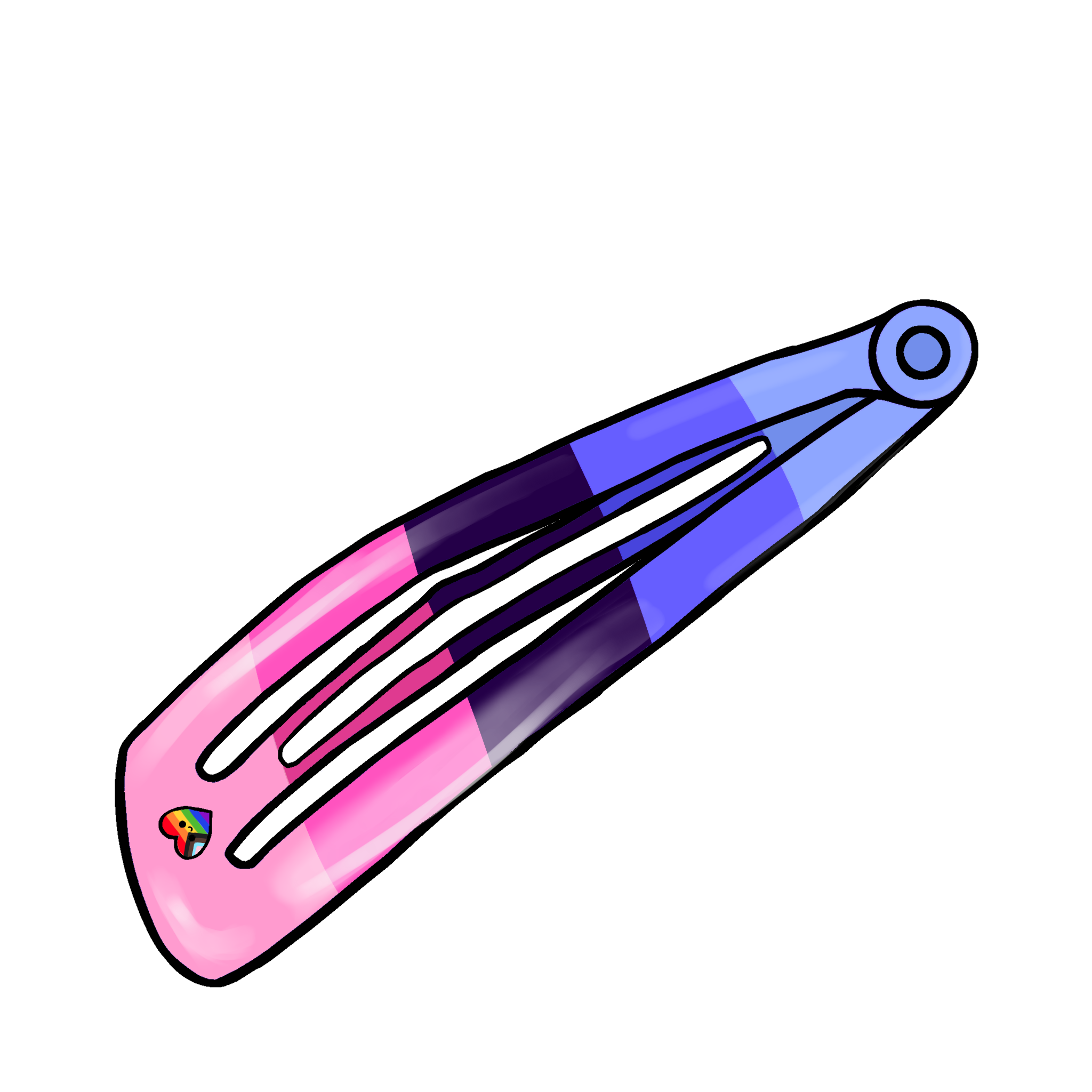 Pride Flag Barrette - Omni - ibisPaint
