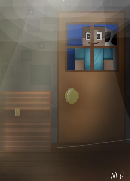Knock knock (Minecraft) - ibisPaint