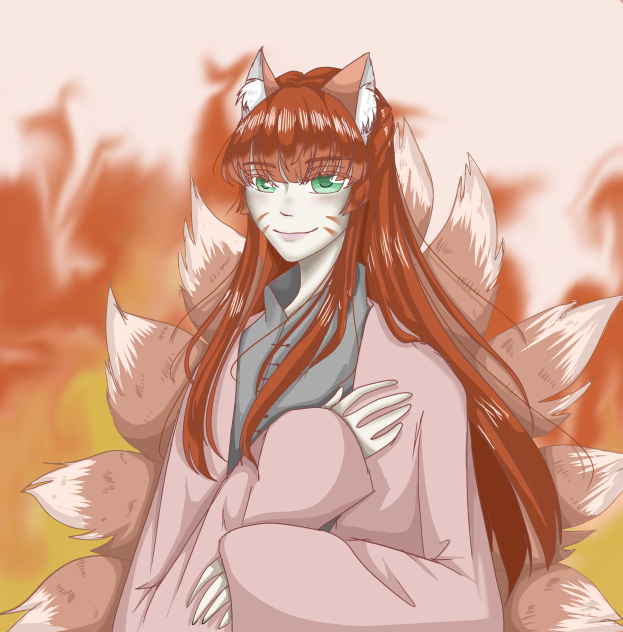 9 tailed fox - ibisPaint