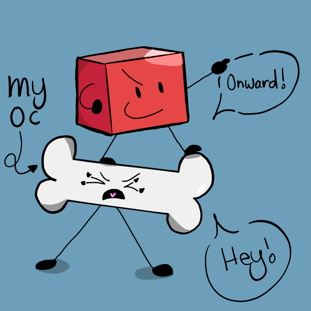 Blocky and Dogbone! - ibisPaint