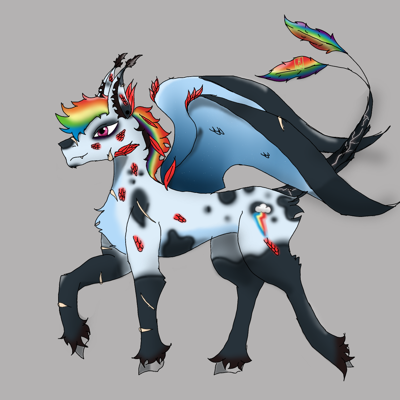 Rainbow dash redesign - ibisPaint