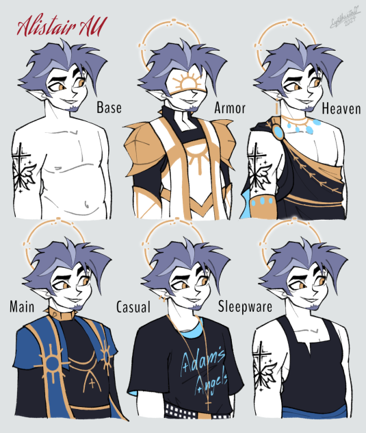 Angelic Alastor AU - ibisPaint