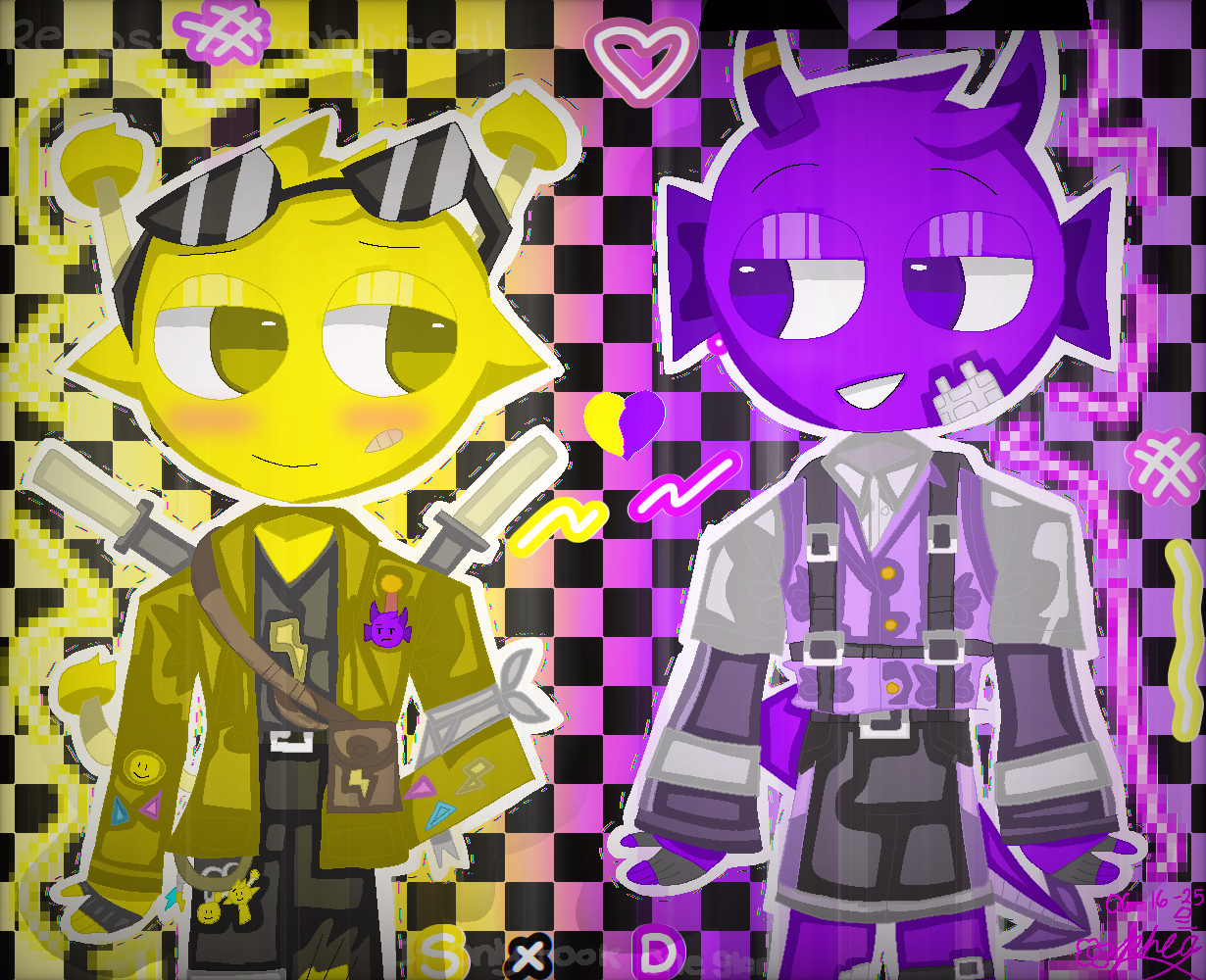 Simon x Durple 💛💜 - ibisPaint