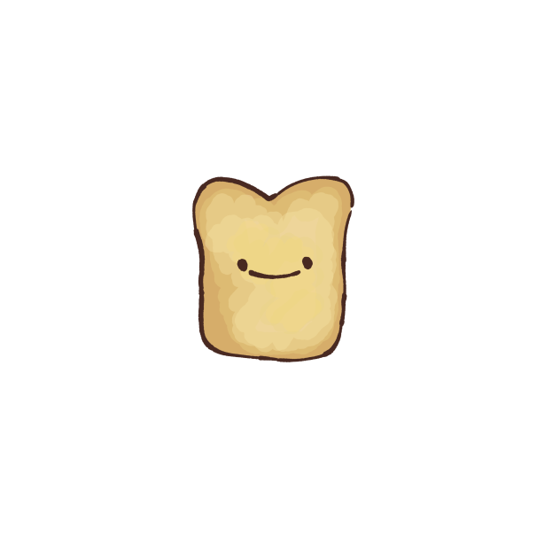 Buttered toast - ibisPaint