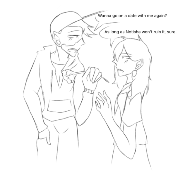 Ooooo, second date! - ibisPaint