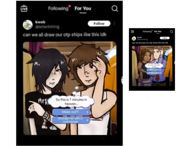 re-draw of country and emo gays - ibisPaint