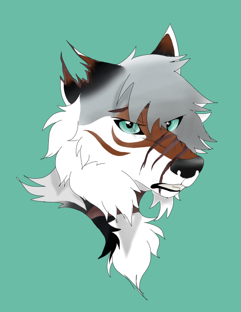 Ravage, my wolf OC! - ibisPaint