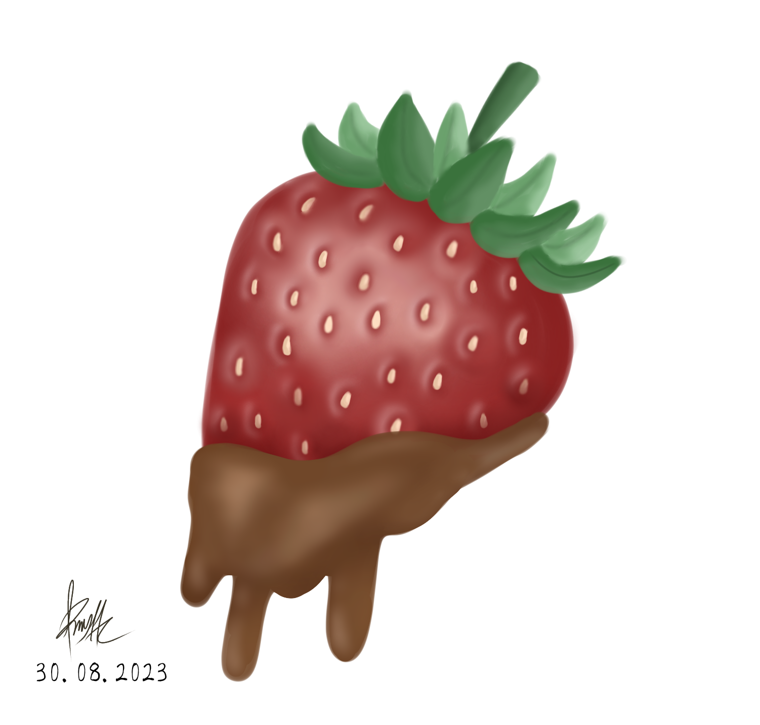 strawberry chocolate - ibisPaint